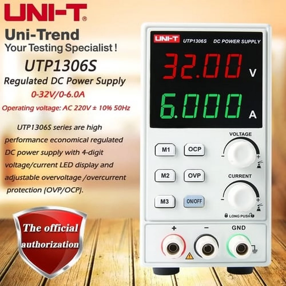 UNI T Regulated Digital DC Power Supply UTP1306S 32V 6A Single Channel 4Bits Supply In Pakistan