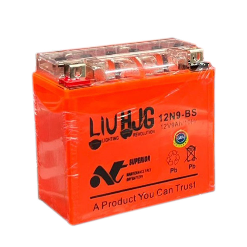 HJG Motorcycle Dry Battery 12V 9Ah Yamaha YBR125G YBZ DX